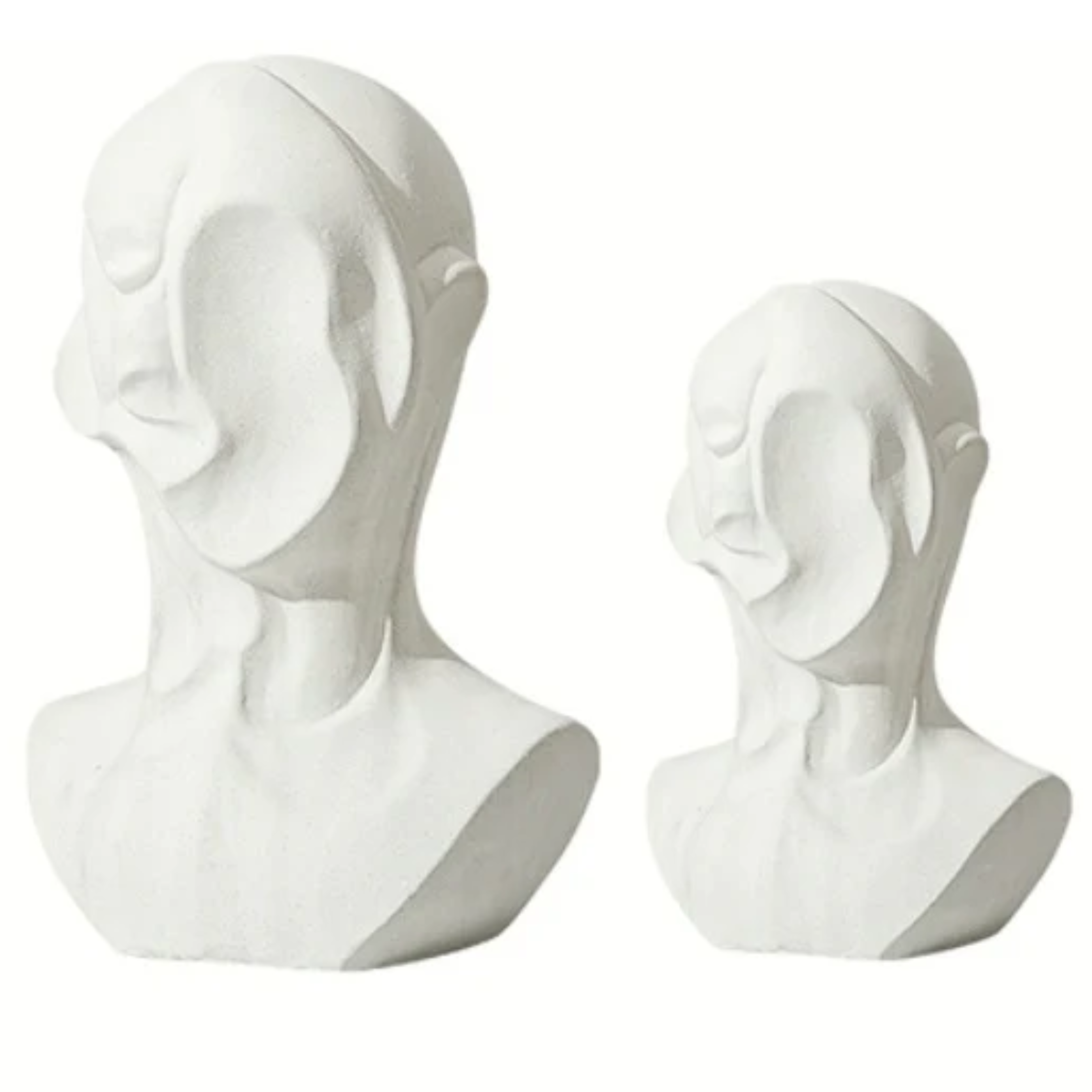 White Abstract human ornament-B – Addison House Panama