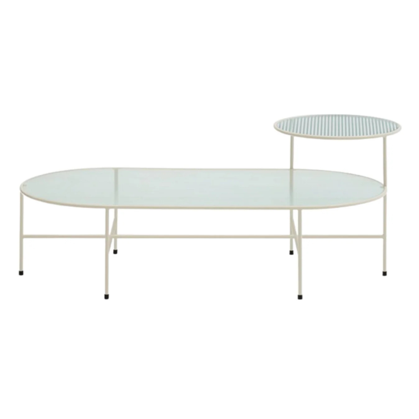 MESA DE CENTRO NIX WHITE TLT – Addison House Panama